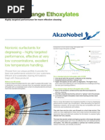 Dow Surfactants: Reference Chart | PDF | Surfactant | Emulsion