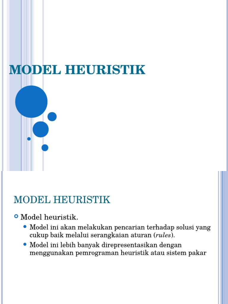 Pertemuan 7 Model Heuristik | PDF