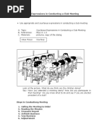 Parliamentary Procedure Sample Script | PDF | Group Decision Making ...