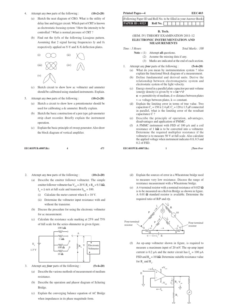 EEC403 e | PDF | Quantity | Electronics