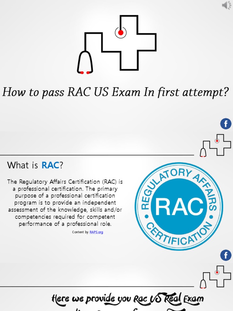 RAC US Exam Questions | PDF | Food And Drug Administration | Clinical Trial