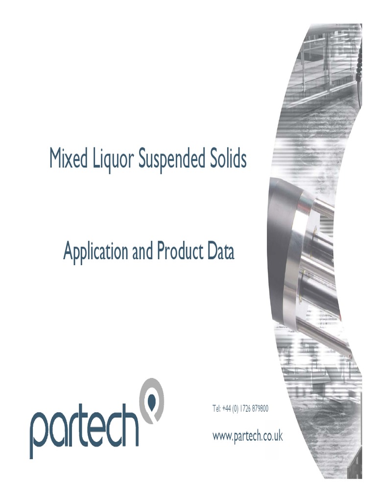 1.MixedLiquorSuspendedSolids (MLSS) Monitoring ...