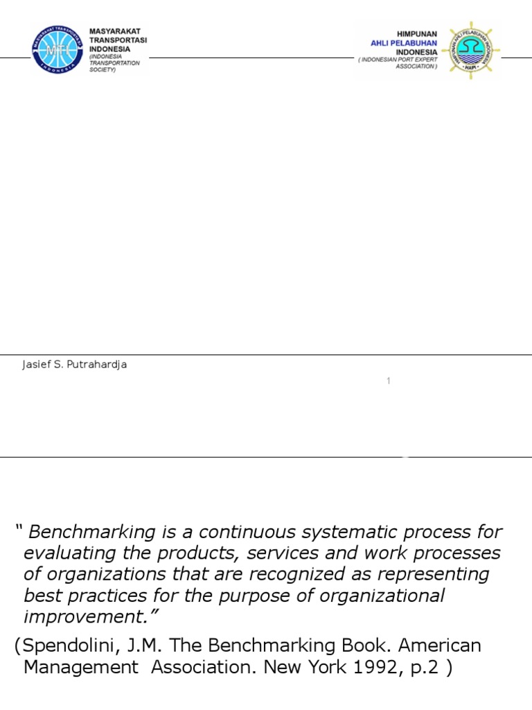 Port & Terminal Performance Benchmarking: Jasief S. Putrahardja | PDF ...