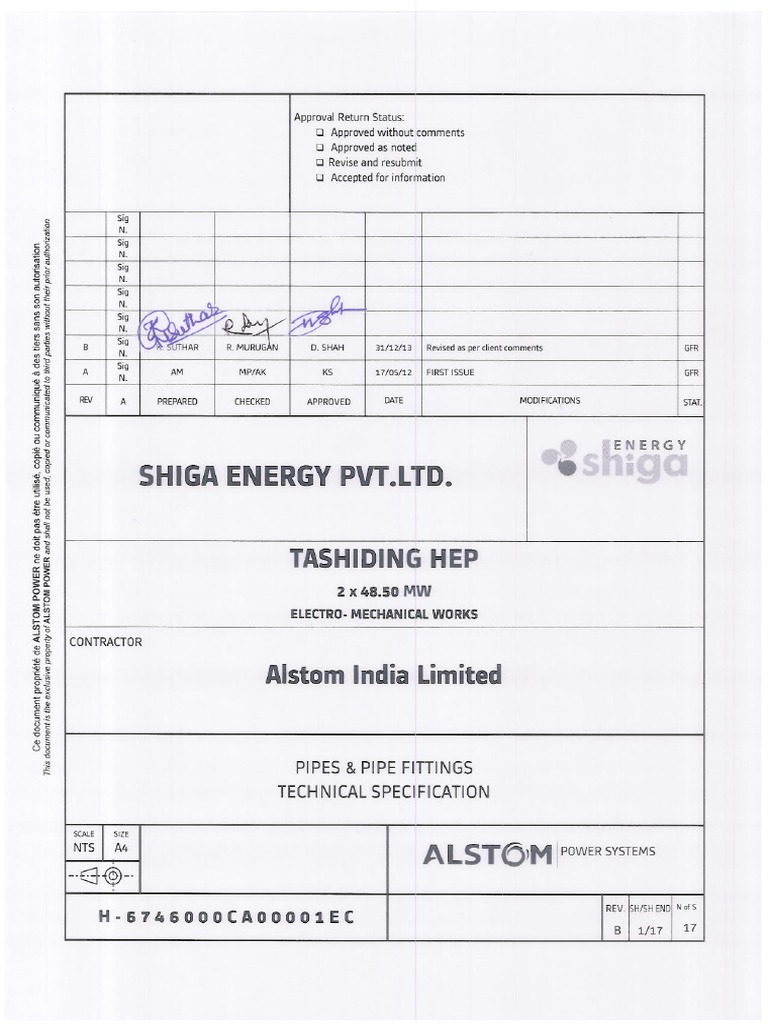 Annex 14 - Piping Spec | PDF | Pipe (Fluid Conveyance) | Screw