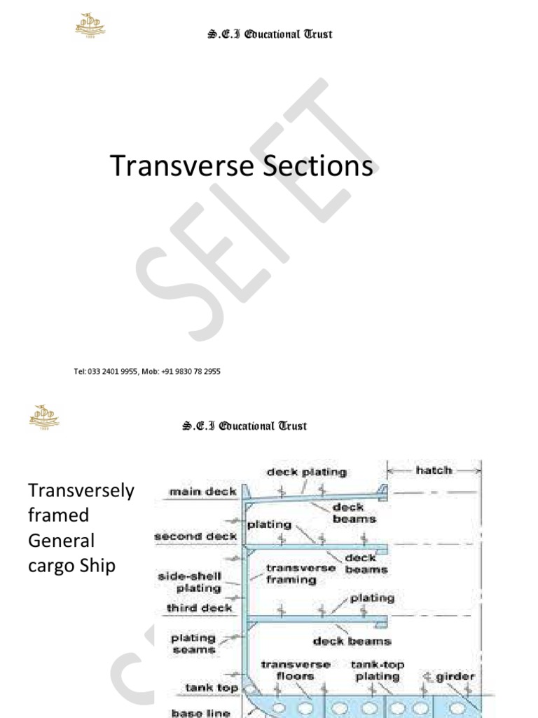 4 Transverse Section | Download Free PDF | Merchant Navy | Ships