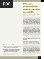 Camber and Deflection Calculation | PDF | Beam (Structure) | Bridge