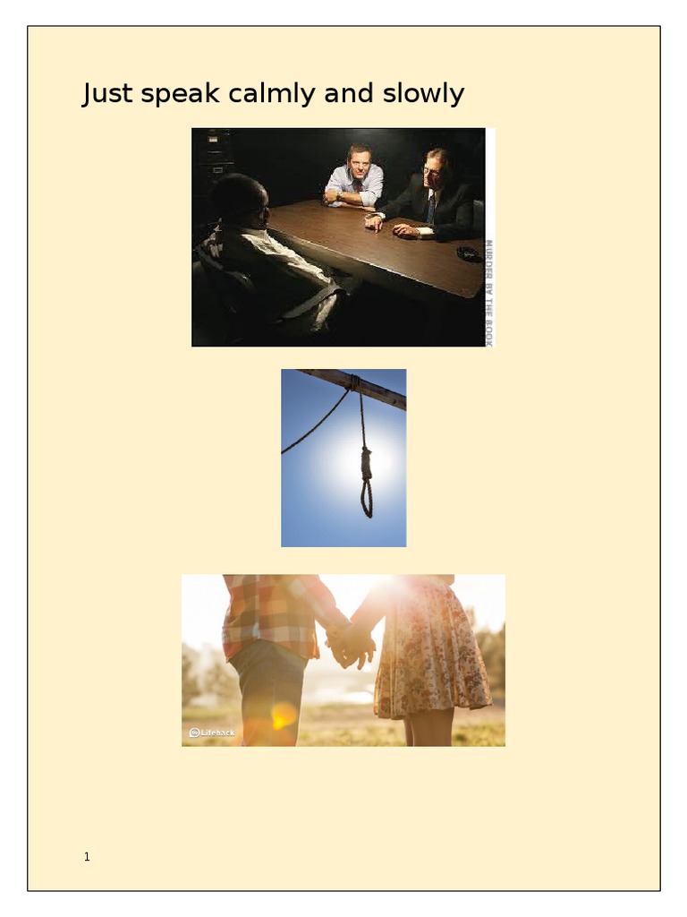 Just Speak Calmly and Slowly | PDF | Instagram | Target Audience