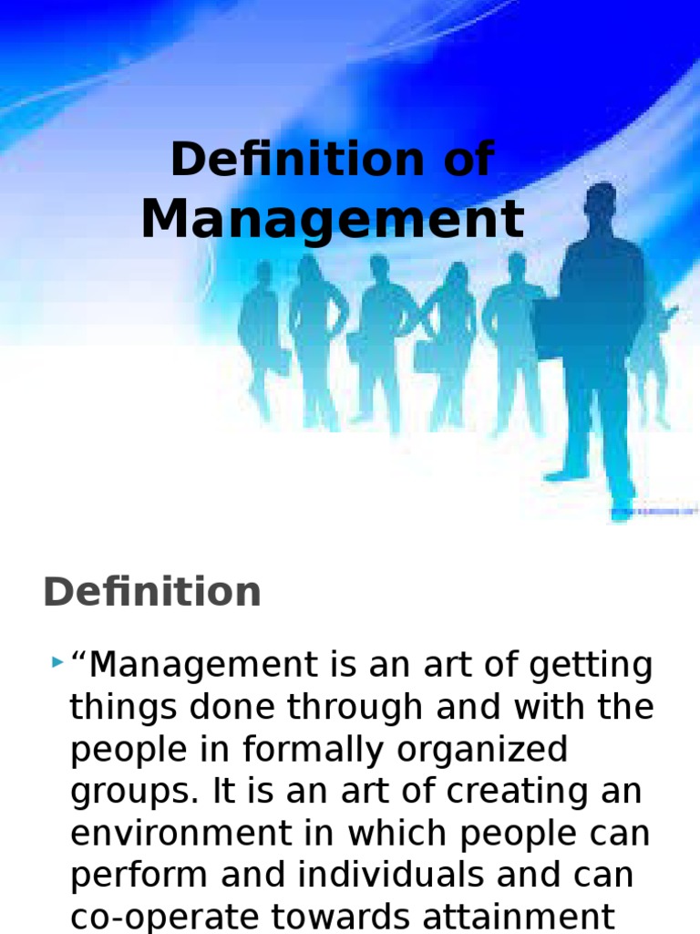 Understanding Management Definitions | PDF