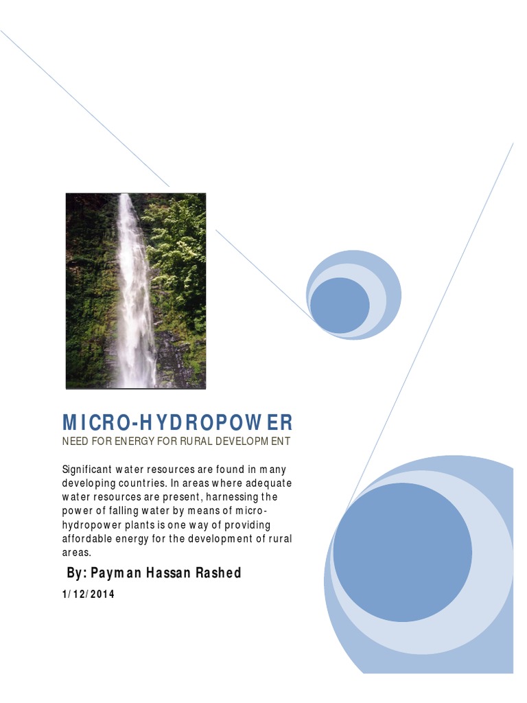 Design Micro Hydro | PDF | Hydroelectricity | Hydropower