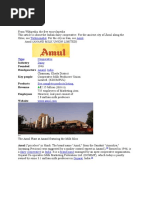 Financial Analysis of AMUL | PDF | Cash Flow Statement | Depreciation