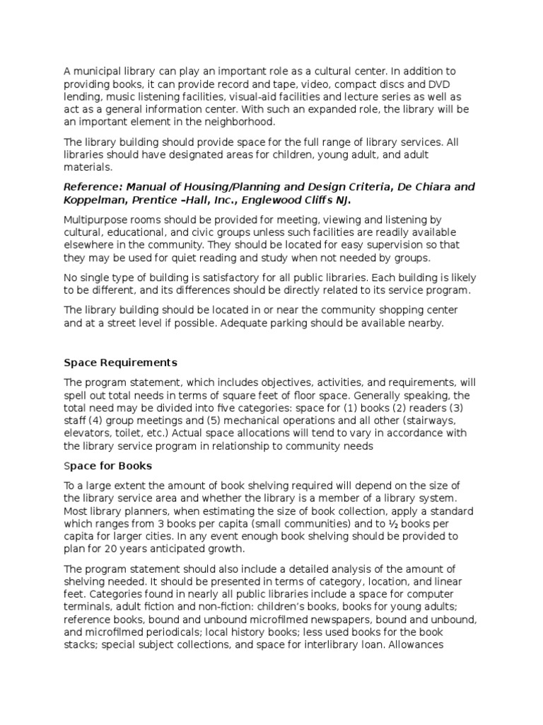 Standards For Public Library | Download Free PDF | Libraries | Public ...