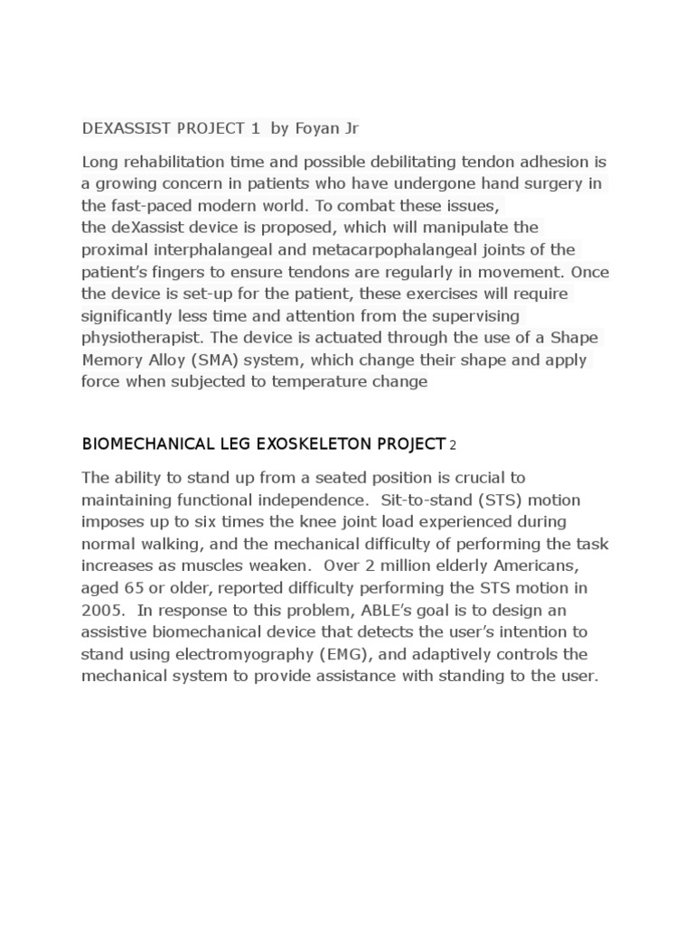 Dexassist Project by Foyan JR | PDF