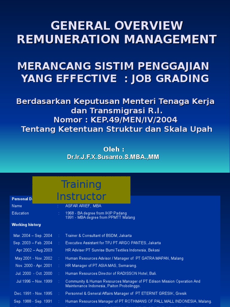 13 Job Grading Overview | PDF