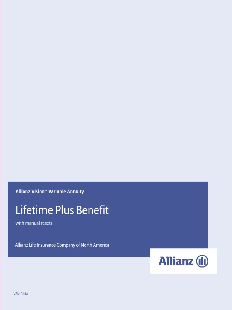 Allianz Vision Benefits | PDF | Annuity (American) | Life Annuity
