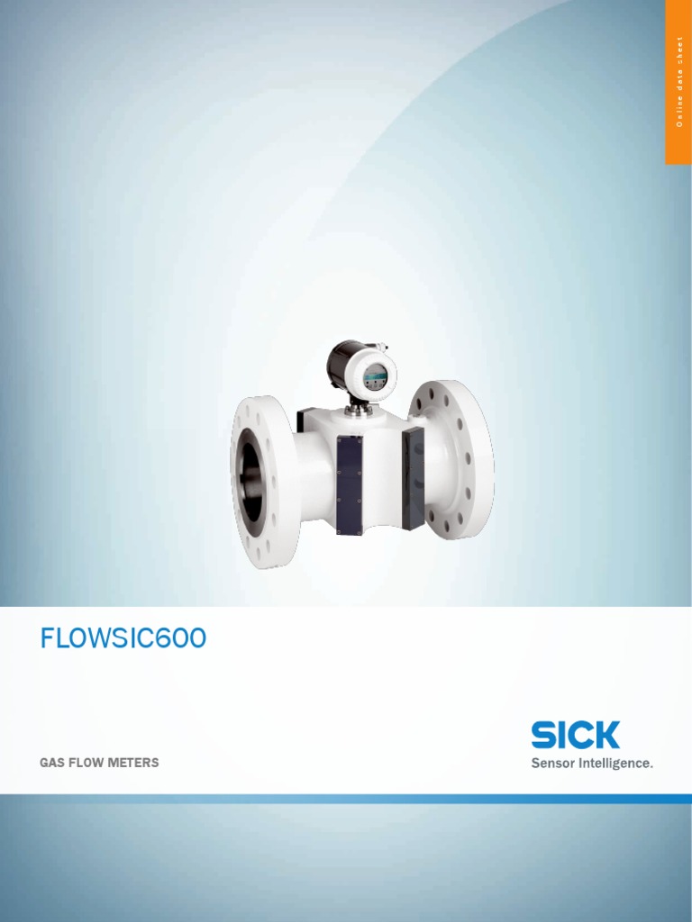 DataSheet FLOWSIC600 p76996 en | PDF | Flow Measurement | Ultrasound