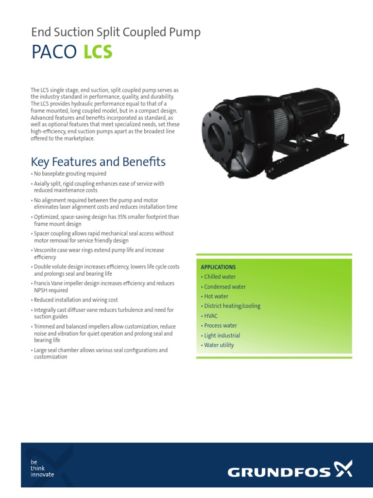 End Suction Split Coupled Pump: Key Features and Benefits | Download ...