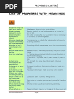 List of Proverbs | PDF | Forgiveness | Nothing