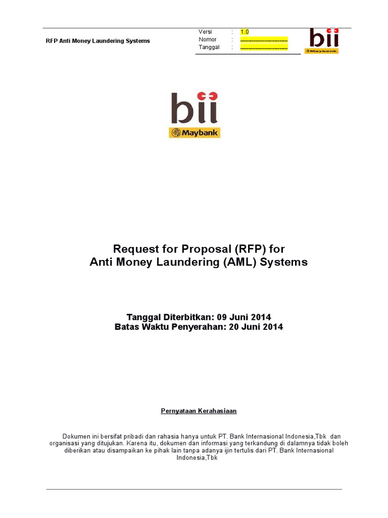 5 0 AML Demand RFP V3 2 (Rev PPVR Final Release) X | PDF