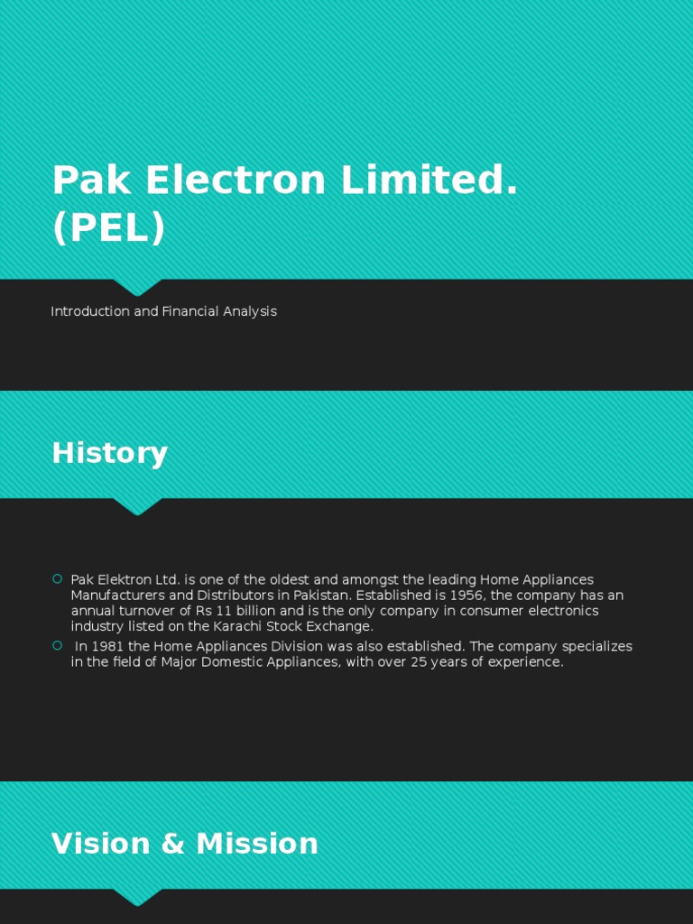 Pak Electron Limited | PDF | Dividend | Equity (Finance)