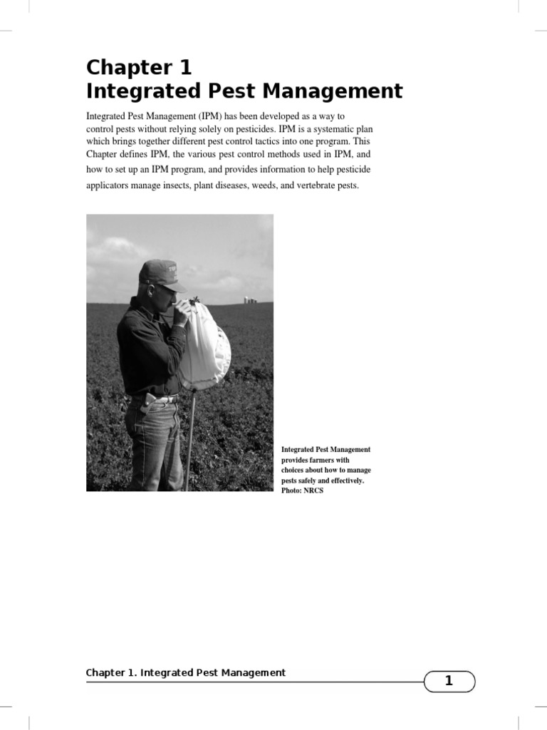 Chapter 1. Integrated Pest Management | PDF