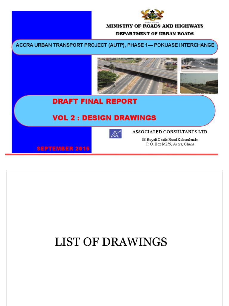 Vol 2. Autp - Draft Final Report - Design Drawings - Sept 15 | PDF
