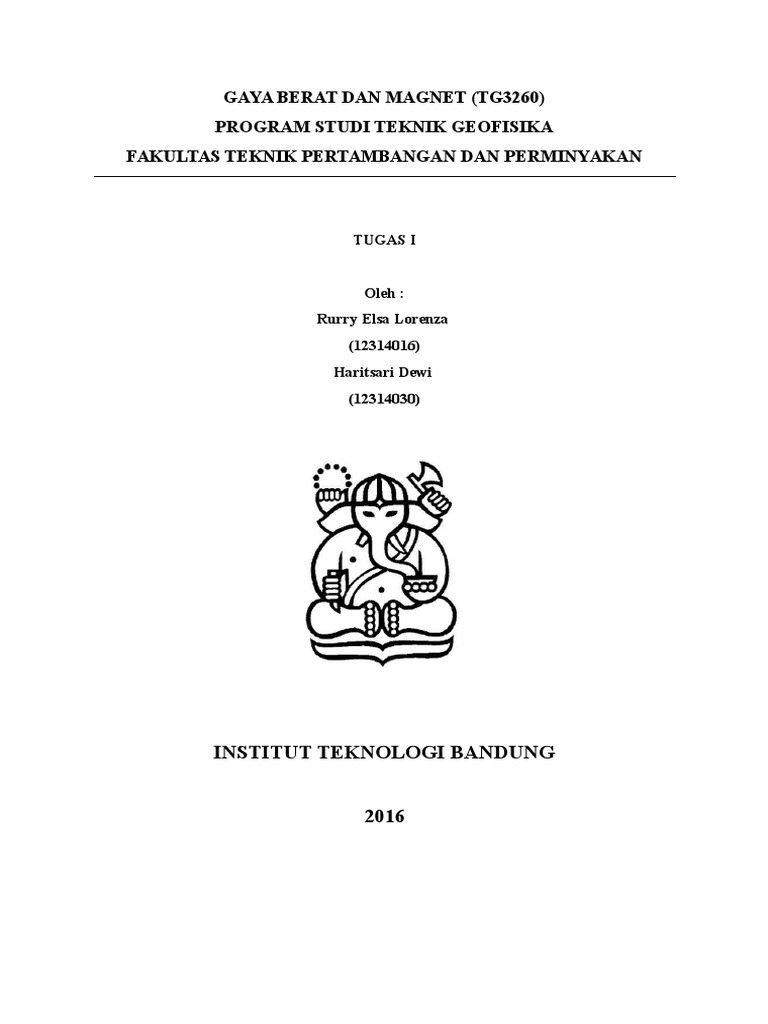 Cover Tugas ITB | PDF