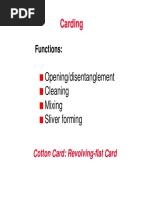 Understanding the Carding Process | PDF | Clothing Industry | Textiles