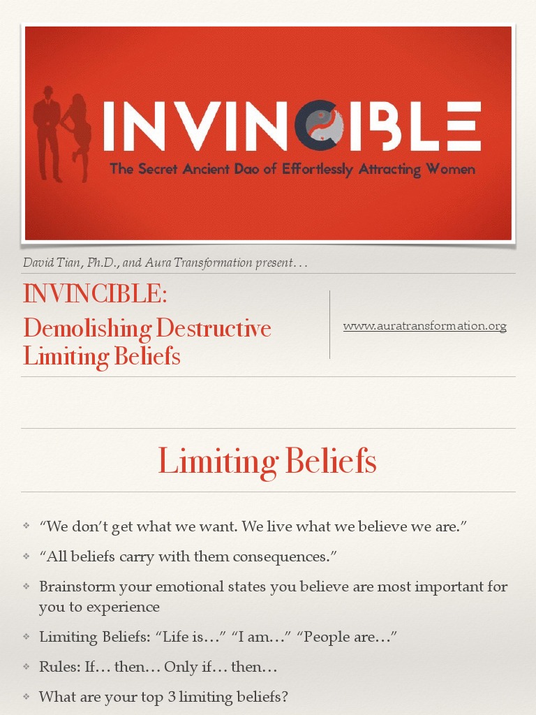 (Seduction4Life Leechers Protection) 02 INVCBL - Limiting - Beliefs ...