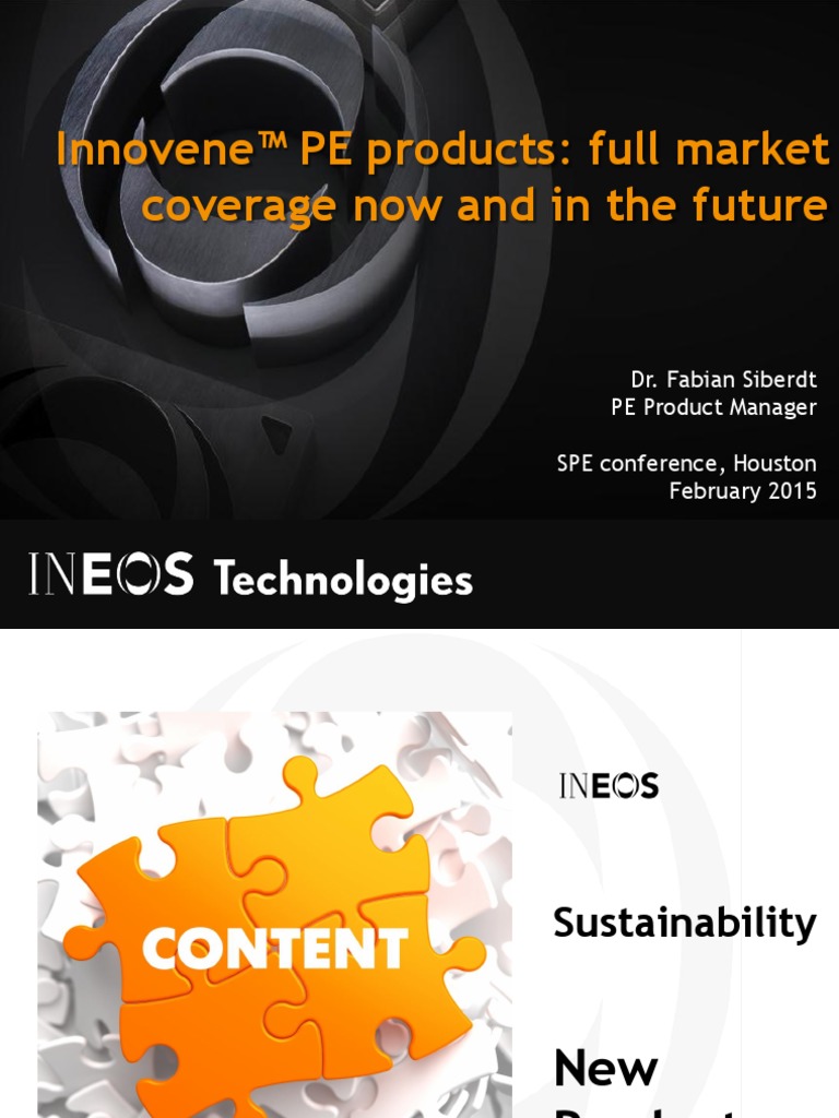 Innovene Pe Products | Polyethylene | Organic Polymers