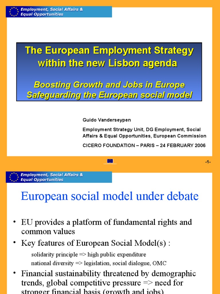 Estrategia Europea de Empleo | PDF | Employment | Economics