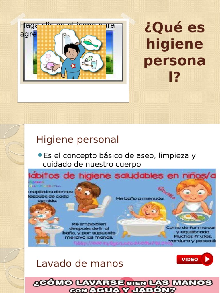 Qué Es Higiene Personal | PDF