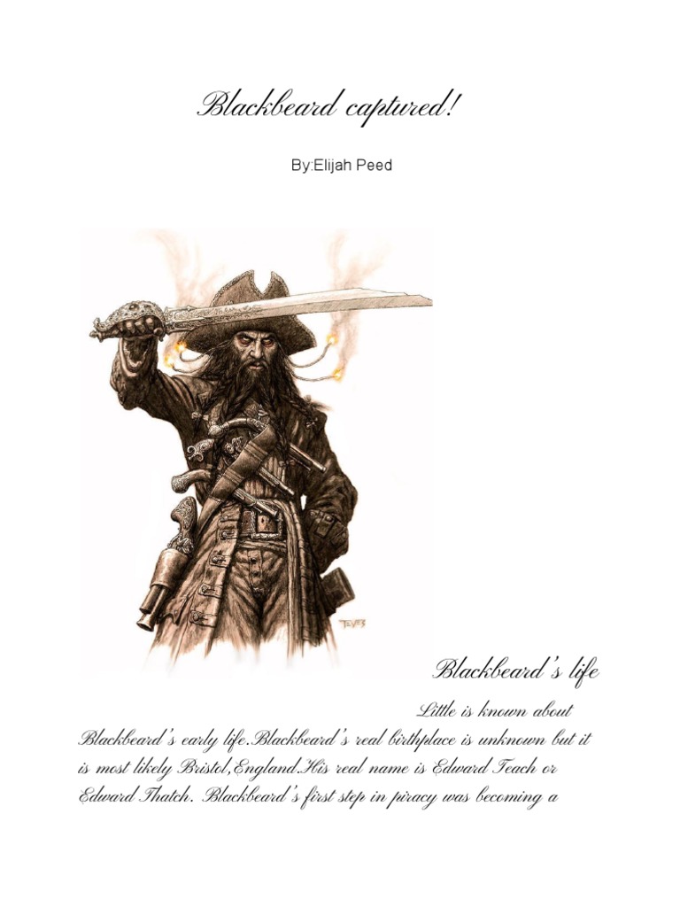 Blackbeard's Capture and Legacy Explained | PDF