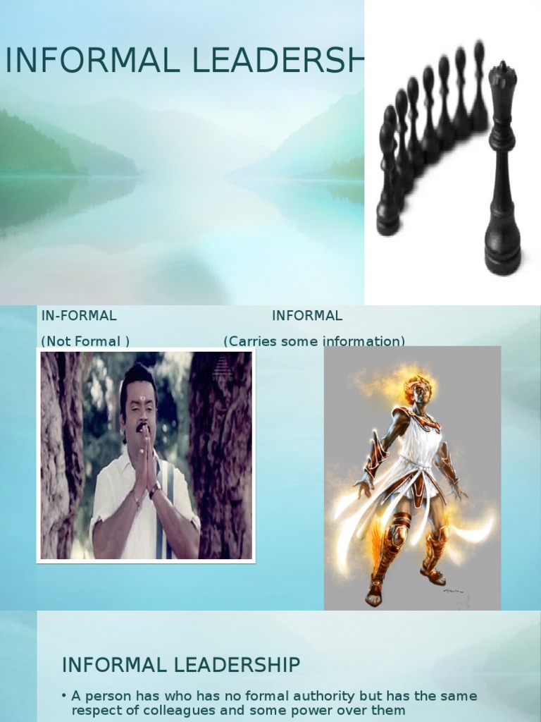 Informal Leadership | Leadership | Leadership & Mentoring