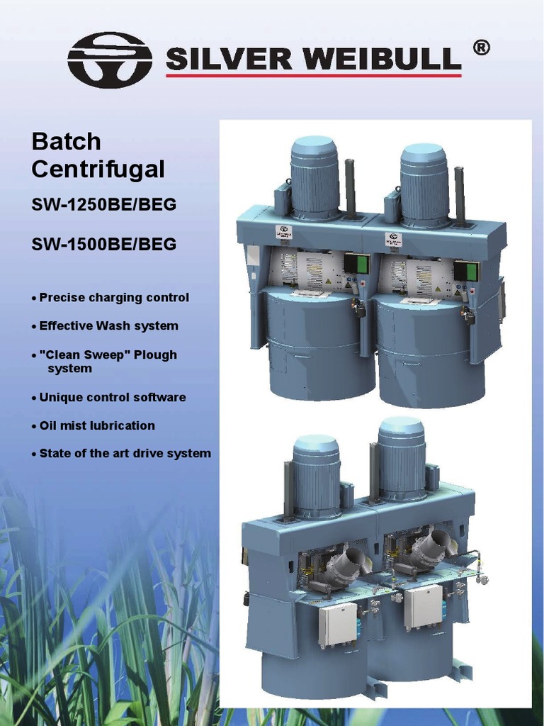 Silver Weibull Batch Centrifugals | PDF | Electrical Engineering ...