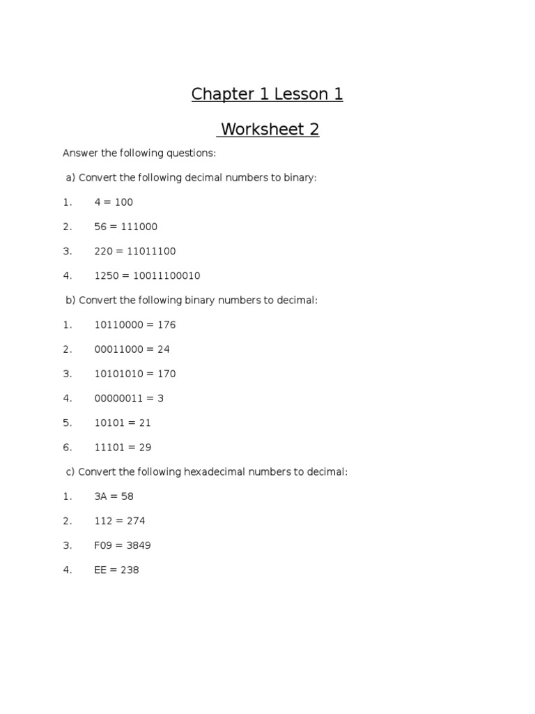 Chapter 1 Lesson 1 | PDF | Teaching Methods & Materials