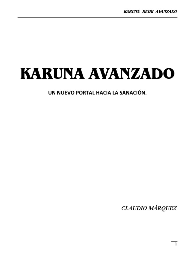 Manual Karuna Reiki Avanzado 2 4 PDF | PDF