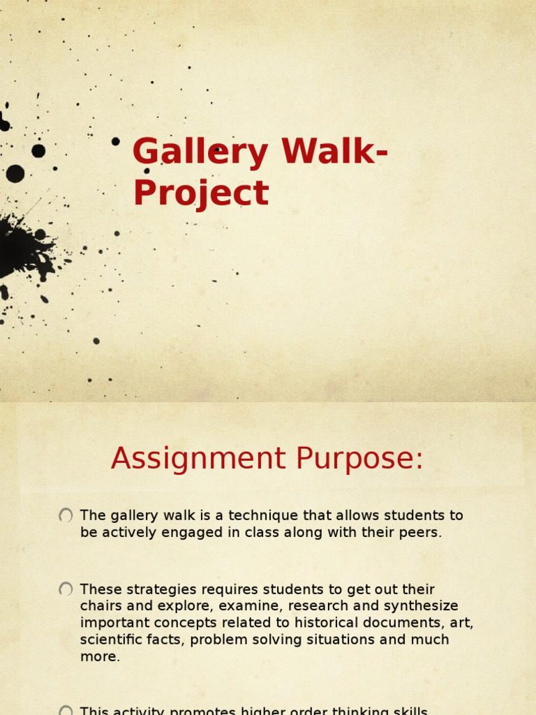 Galler Walk | PDF | Museum | Rubric (Academic)