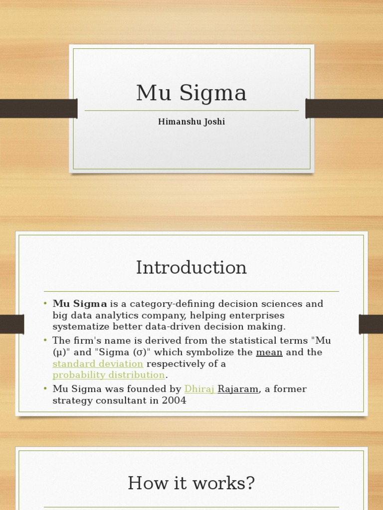 Mu Sigma: Challenges in Analytics Growth | PDF | Business