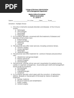 BSOA Course Description | PDF | Academic Degree | Bachelor's Degree