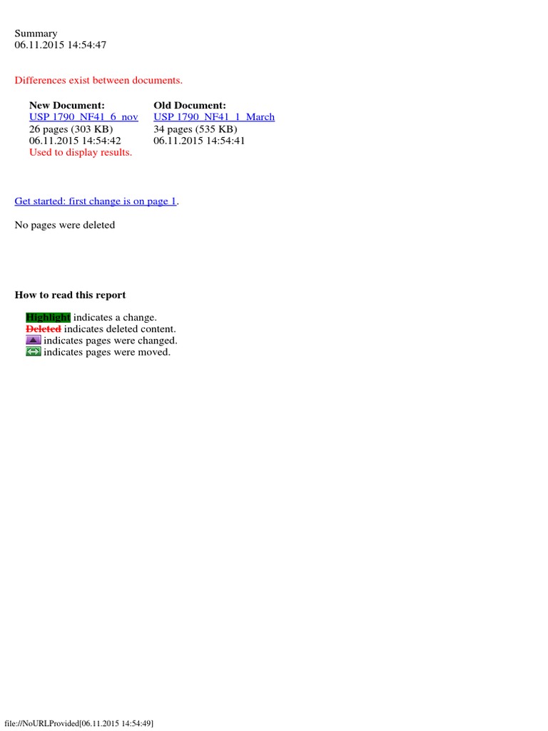 Comparison Usp 1790 Nf41 6 and Nf41 1 | PDF | Pharmaceutical ...