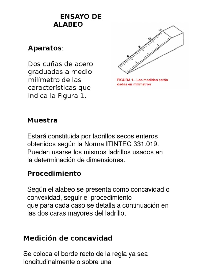 Ensayo de Alabeo | PDF | Ciencia y matemáticas