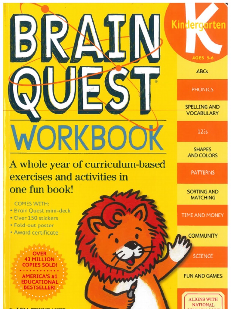 Brain Quest Workbook Ages 5-6 | PDF | Books