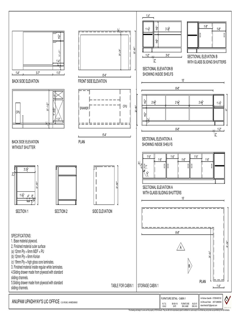 All Furniture Detail | PDF | Plywood | Forest Products