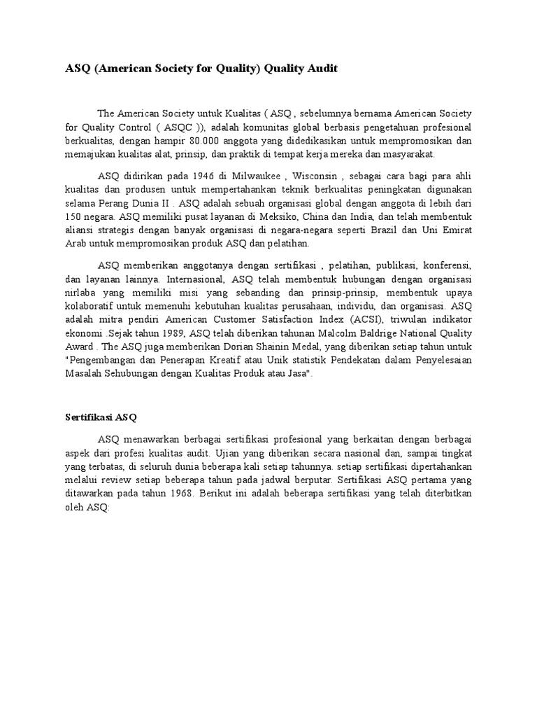 Audit Internal Bahan Makalah | PDF | Karier & Perkembangan ...