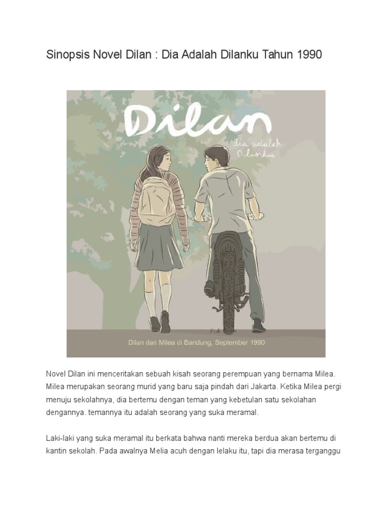Sinopsis Novel Dilan | PDF