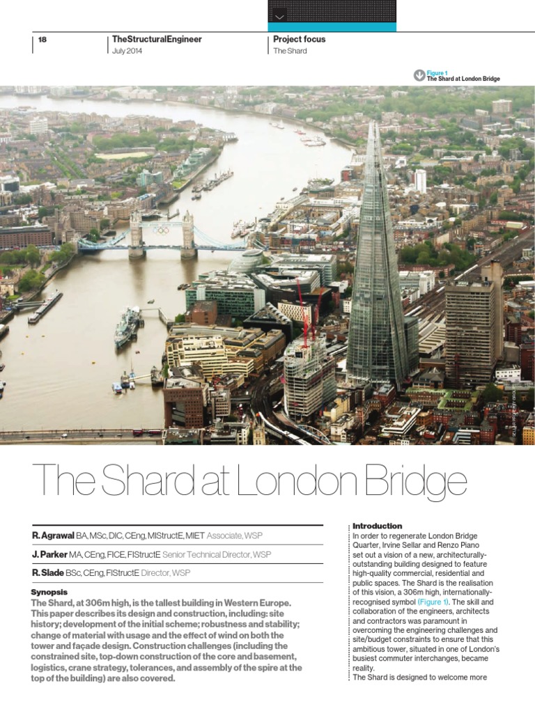 The Shard PDF | Deep Foundation | London