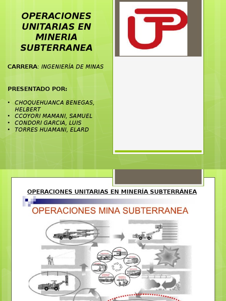 Operaciones Unitarias | PDF | Material explosivo | Minería