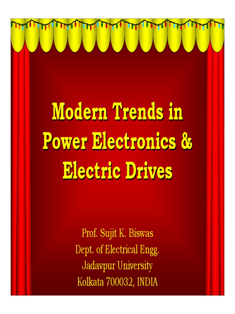 Modern Trends in Power Electronics | PDF | Power Electronics ...