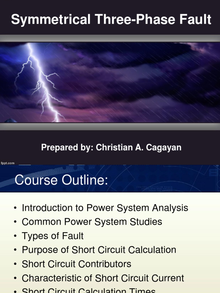 Symmetrical Three-Phase Fault | PDF | Electric Power System ... Symmetrical Three-Phase Fault | PDF | Electric Power System ...