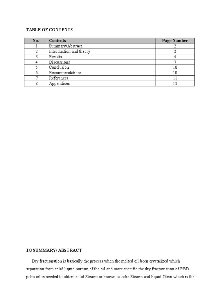 CPB30303 Oil and Fat Process Technology UniKL MICET Experiment 2: Dry ...